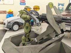 Custom Electric Halo Turret Warthog w/Master Chief Figure - Kraft ...