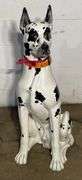 (M) Mid Century Italian Life Size Ceramic Dog Statue 41” tall - Kraft ...