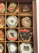 Collection Of Various Rocks, Agate Geodes And Mineral Specimens - Kraft ...