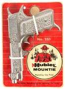 Hubley Mountie Cap Gun Pistol w/ Package - Kraft Auction Service, LLC