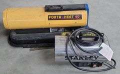 (G) Porta Heat 40 Torpedo Heater And A Stanley Propane Forced Air ...