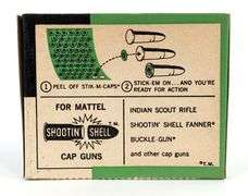 Mattel Shootin' Shells, Bullet Pak, Greenie Stik-M-Caps, & Roll Caps ...