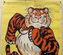 7ft Vintage Esso “ Put a Tiger In Your Tank” Banner - Kraft Auction ...