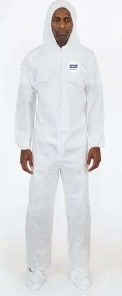 Case Of EnviroGuard Body Filter 95+ Cover-Alls. - Kraft Auction Service ...