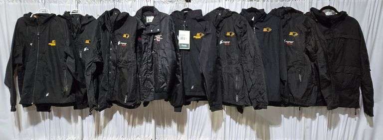(J) Panther Racing jackets and a Larry Dickson sprint car jacket. Sizes ...