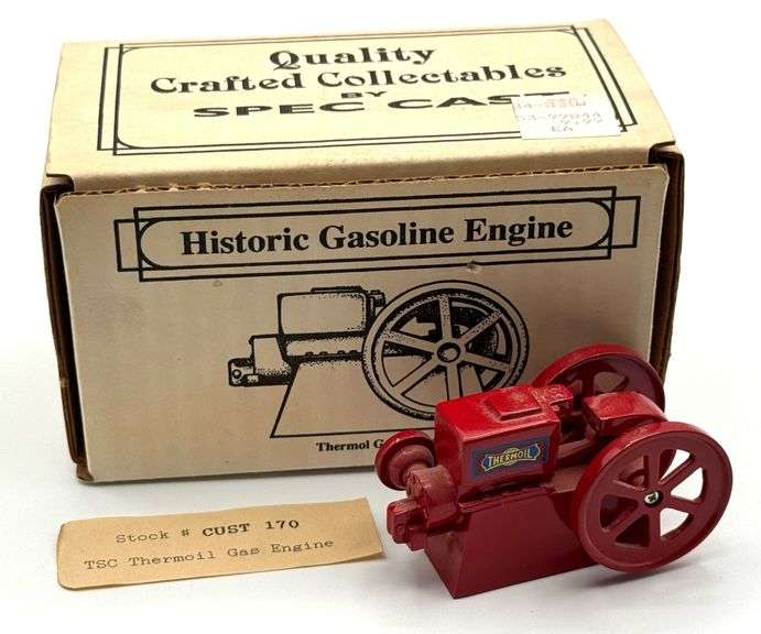 Spec Cast Die-Cast TSC Thermoil Gas Engine Model with Box, 1:16 ...