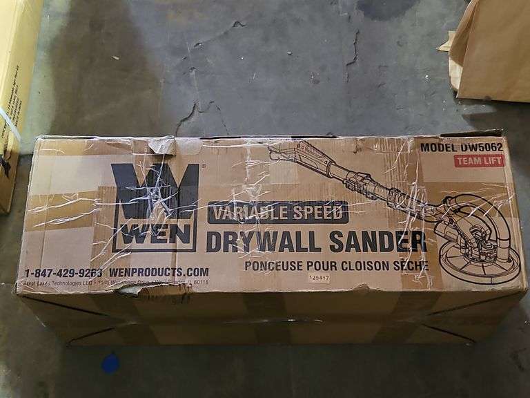 Wen Variable Speed Drywall Sander. Model# DW5062. - Kraft Auction ...
