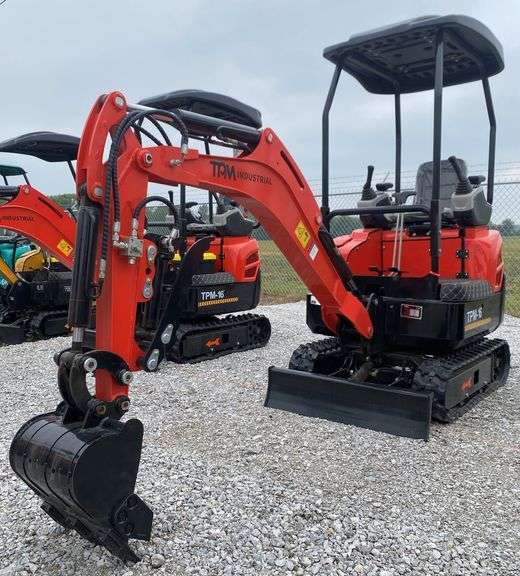 2025 TPM-16 Mini Hydraulic Excavator - Kraft Auction Service, LLC