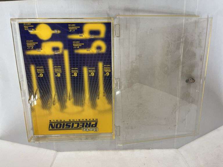 (ZZ) Clarke Precision Measuring Tools Display Case, Empty - Kraft ...