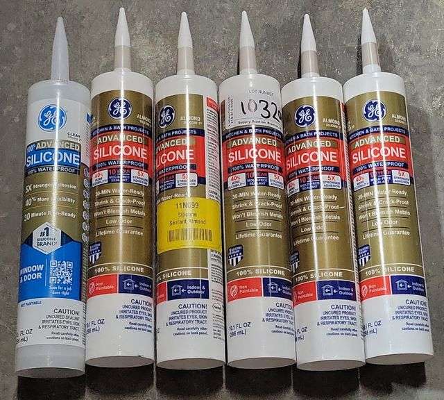 Six Tubes Of GE Advanced Silicone - Kraft Auction Service, LLC