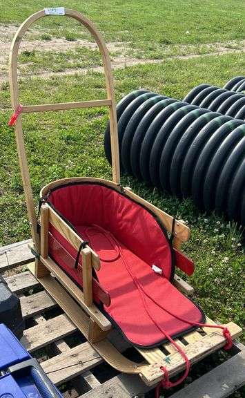 (CE) L.L. Bean Wooden Sled - Kraft Auction Service, LLC