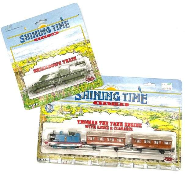 ERTL Shining Time Station Thomas The Tank Engine with Annie & Clarabel ...