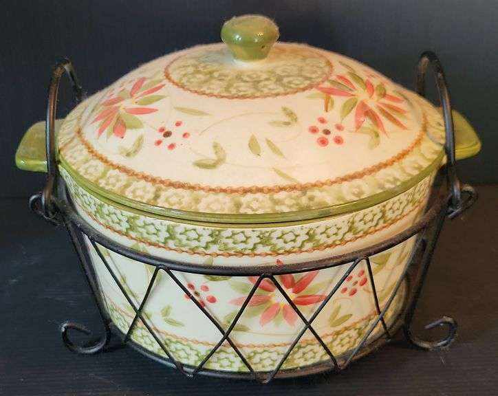 Temp-Tations Presentable Ovenware Lidded Casserole Dish With Serving ...