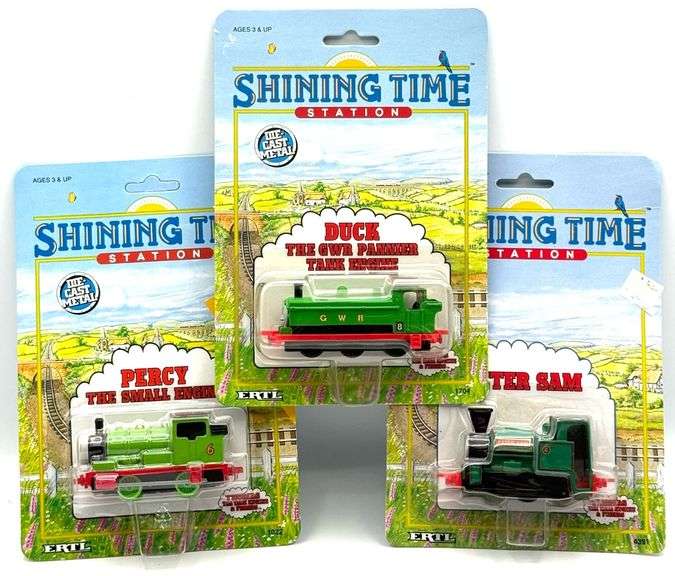 (3) ERTL Shining Time Station Duck The GWR Pannier Tank Engine, Peter ...