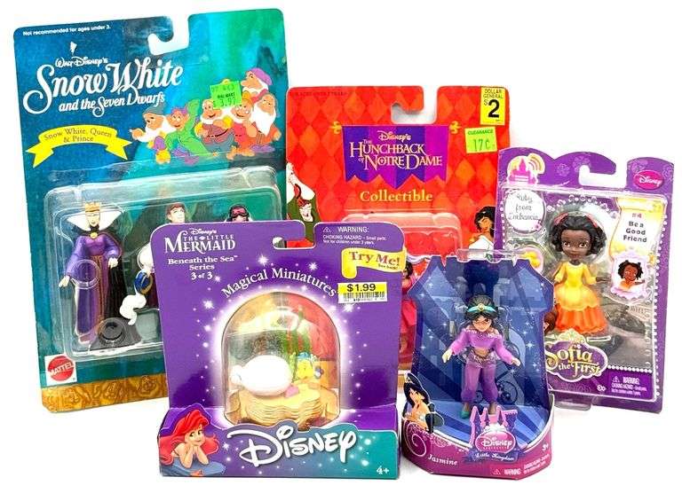 (5) Mattel Disney 2000 The Little Mermaid Magical Miniatures, Snow ...