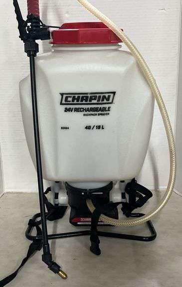 (Y) Chapin 4-Gallon 24V Rechargeable Battery Backpack Sprayer - Kraft ...