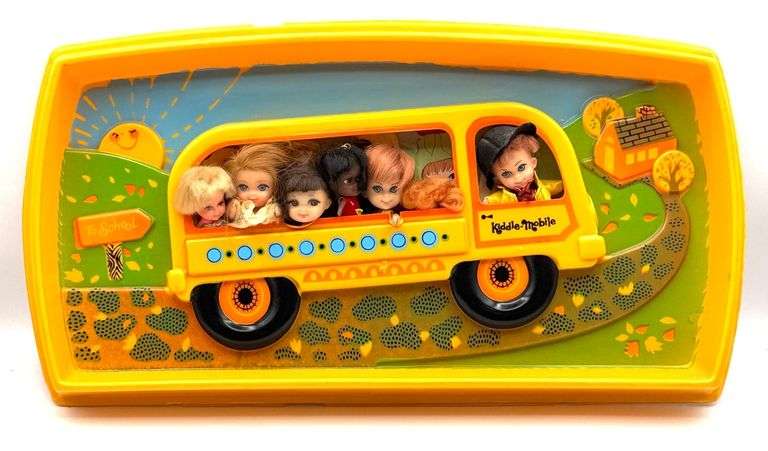 1968 Mattel Kiddle Mobile Doll Bus Showcase - Kraft Auction Service, LLC
