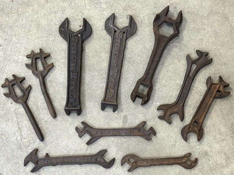Antique Tractor/Buggy Implement Wrenches & Multitools Including ...