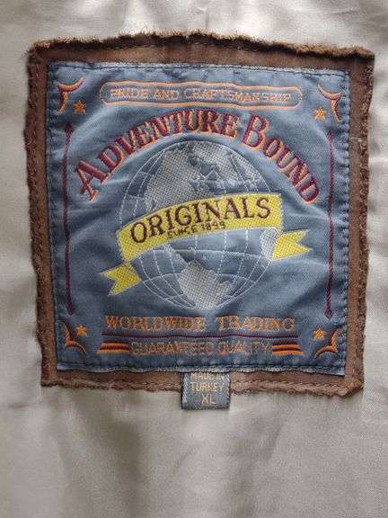 (AJ) Adventure Bound Leather Bomber Jacket - Kraft Auction Service, LLC