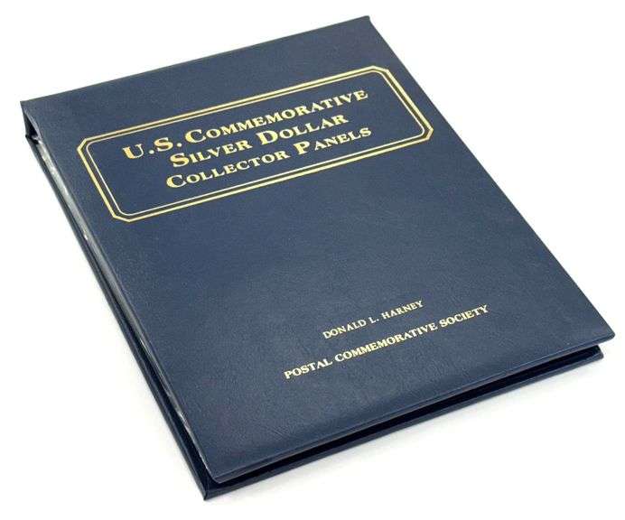 5pc U.S. Commemorative Silver Dollar Collector Panels Album - Kraft ...