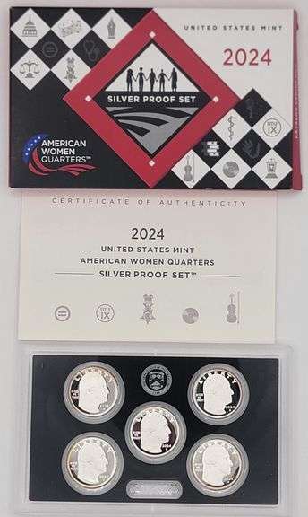2024 United States American Women Quarters Silver Proof Set - Kraft ...
