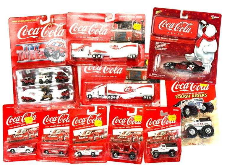 (10) Assorted Coca-Cola Die-Cast Car Collectible Sets - Kraft Auction ...