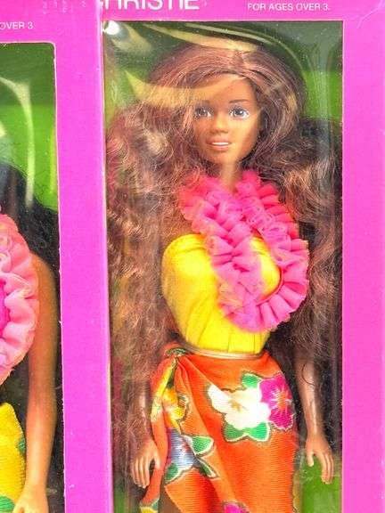 Barbie 1987 Island Fun Miko Barbie, 1987 Island Fun Christie Barbie, 1987 Island Fun Steven ...