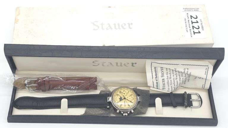 (Z) Stauer Wristwatch in Box - Kraft Auction Service, LLC