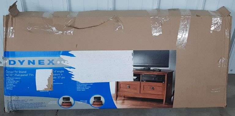 (R) Dynex Corner TV Stand - Kraft Auction Service, LLC