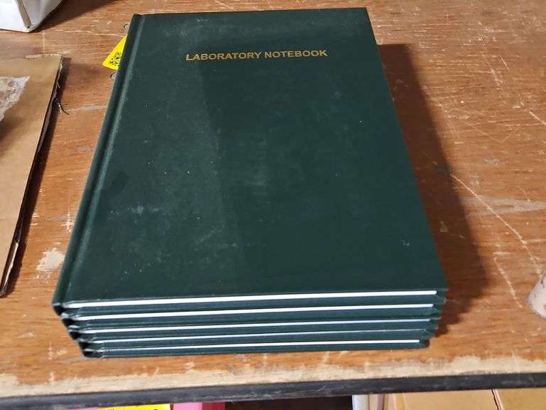 (5) Laboratory Notebook's. - Kraft Auction Service, LLC