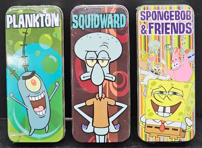 (AP) Three Sealed (New Old Stock,2004) SpongeBob Character Wrist ...