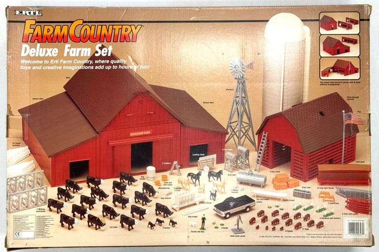 1994 ERTL Farm Country Deluxe Farm Set in Box - Kraft Auction Service, LLC