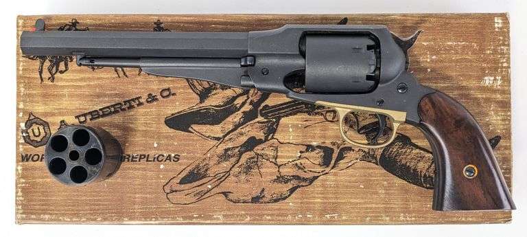 A. Uberti 1858 New Army Millennium .44 Cal / .45 Colt Black Powder ...