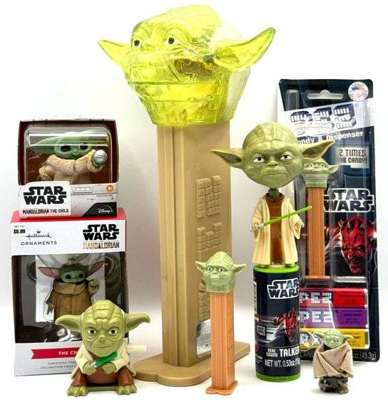 Star Wars Giant Yoda PEZ Dispenser, Ornaments, Toys and More - Kraft ...