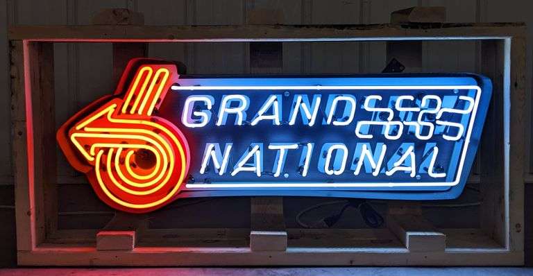 Custom Buick Grand National Neon Sign - Kraft Auction Service, LLC