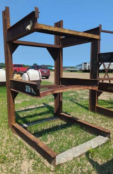 (CS) I-Beam Upright Steel Rack - Kraft Auction Service, LLC