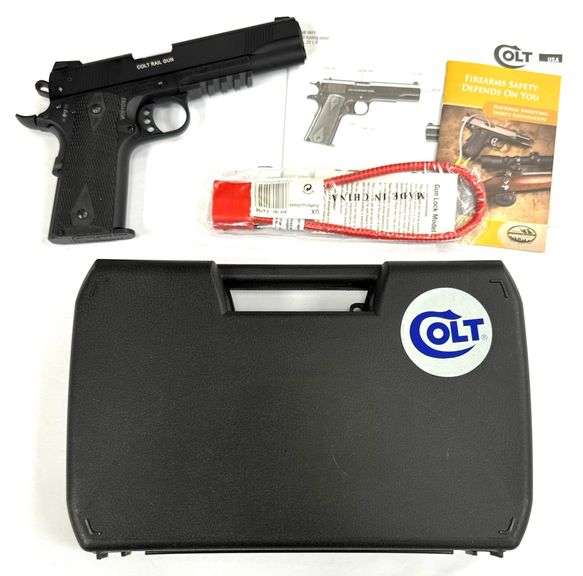 Walther Colt Government Model Rail Gun .22 LR Semi-Auto Pistol NIB ...