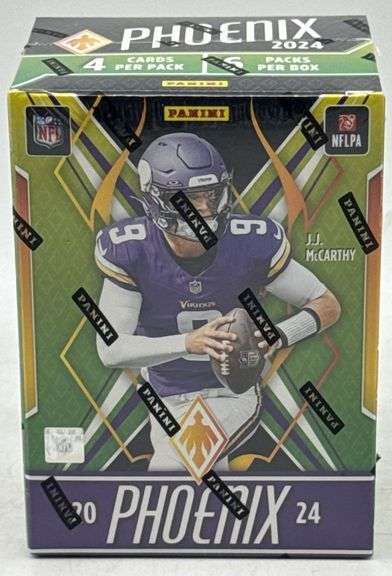 Sealed 2024 Panini Phoenix Football Trading Cards Blaster Box - Kraft ...