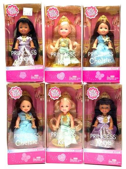 2002 Kelly Club Princess Barbie Dolls Incl. Keeya, Kelly & Chelsie ...