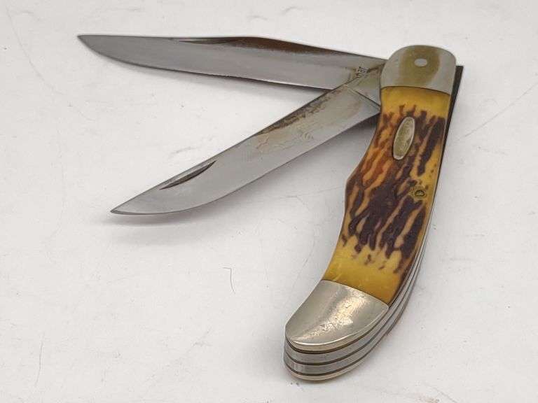 Vintage Kabar 2-Blade Folding Knife - Kraft Auction Service, LLC
