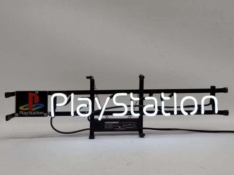 Sony PlayStation Video Game Shop Style Neon Advertising Sign - Kraft ...