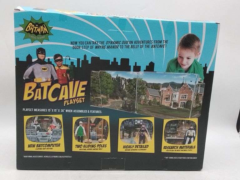 (UV) DC Batman Batcave Play Set - Kraft Auction Service, LLC