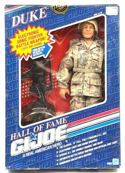 1991 Hasbro GI Joe Hall of Fame Collector's Edition Duke Action Figure ...