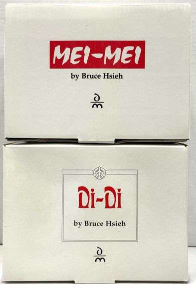 (2) Dolls By Bruce Hsieh "Di-Di" & "Mei-Mei" With Original Boxes ...