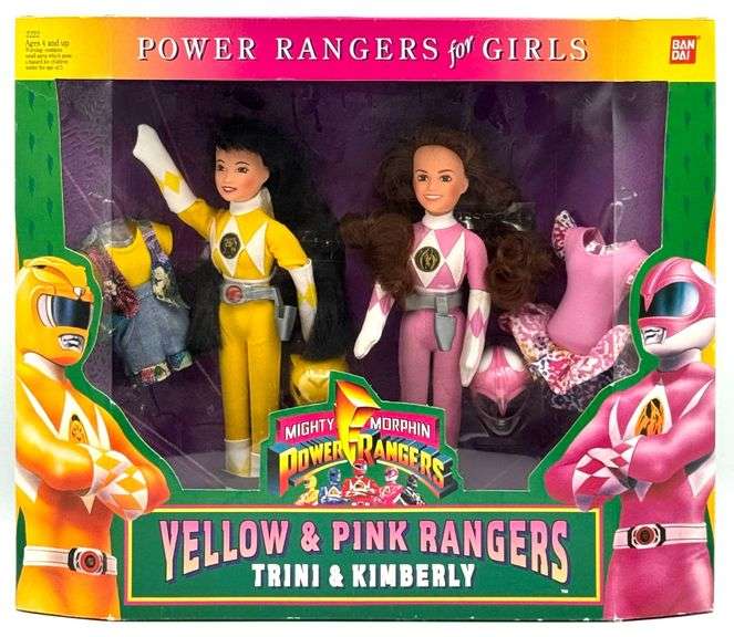 1994 Power Rangers For Girls, Mighty Morphin Yellow And Pink Rangers ...