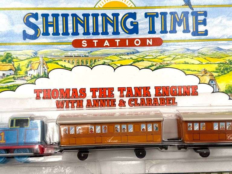 (2) ERTL Shining Time Station Thomas & Percy with Annie & Clarabel ...