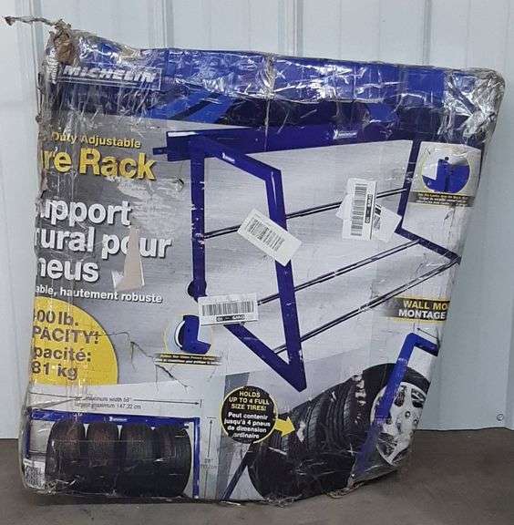 (R) Michelin Heavy Duty Adjustable Tire Rack - Kraft Auction Service, LLC