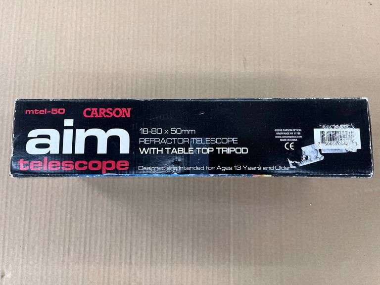 (N) Carson mtel-50 Aim Telescope - Kraft Auction Service, LLC