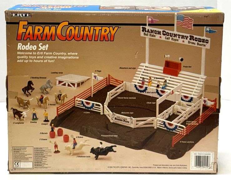 1994 ERTL Farm Country Rodeo Set in Box - Kraft Auction Service, LLC