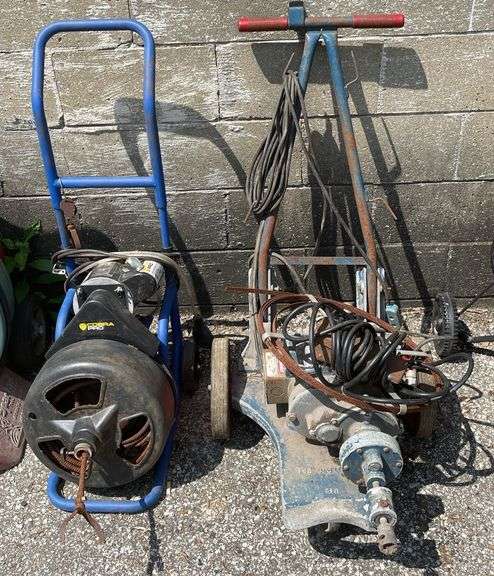 (AB) Cobra Pro Electric Sewer Reel and Eel Reels - Kraft Auction ...